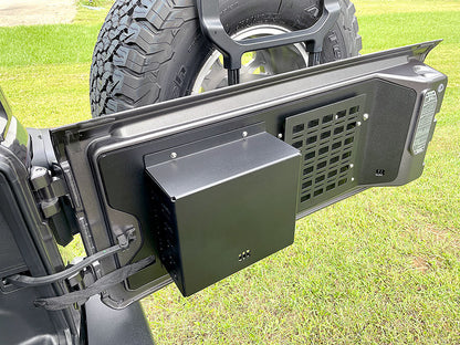 Jeep JL / JLU Rear Gate ARB / ViAir Compressor Enclosure & MOLLE Panel ...